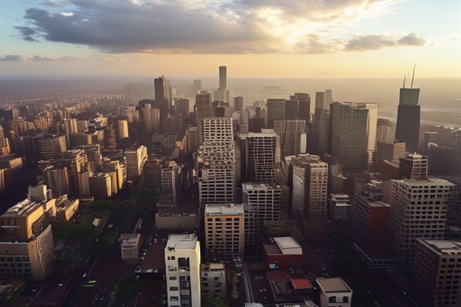 Koysha city skyline